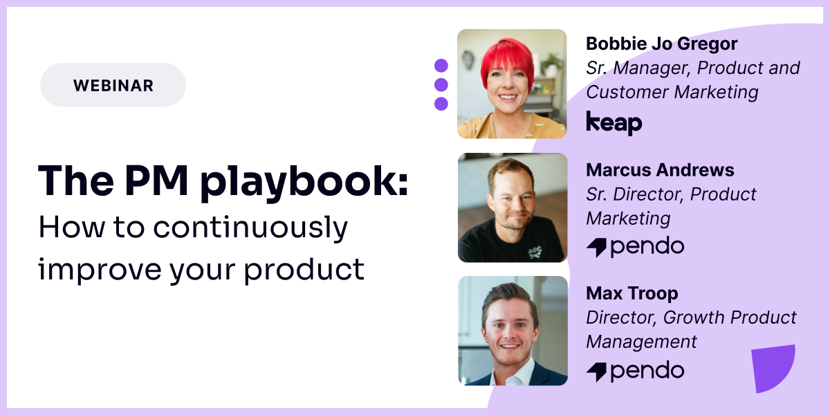 Register | The PM playbook: How to continuously improve your product Register | The PM playbook: How to continuously improve your product